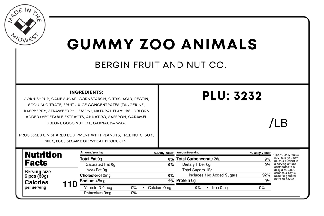 Zoo Animal Gummies – Tare Market