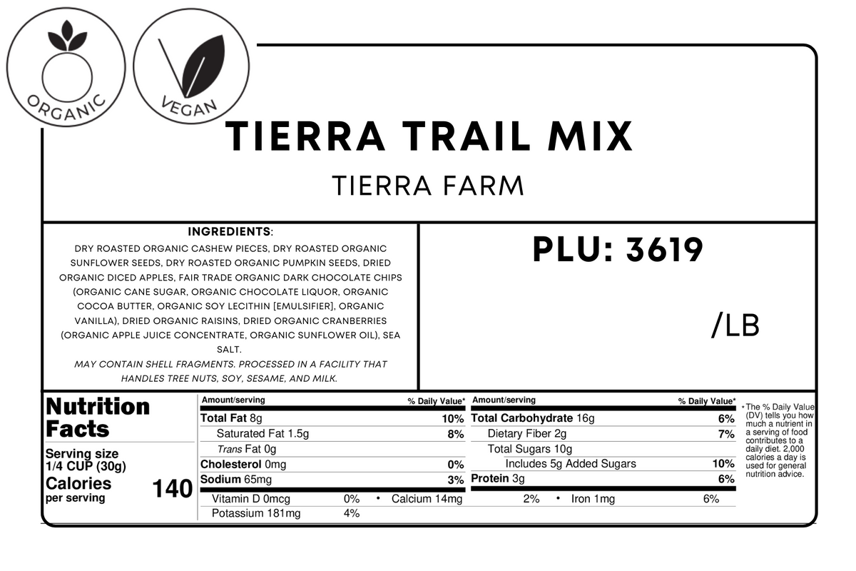 Tierra Trail Mix– Tare Market