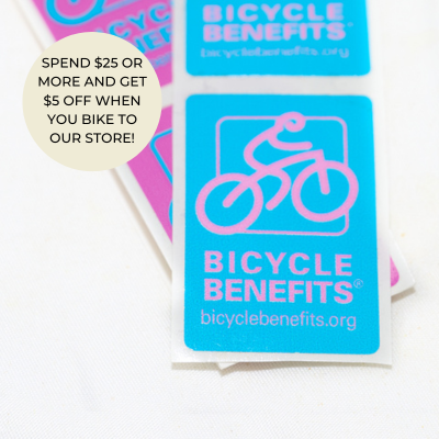Bicycle Benefits Sticker– Tare Market